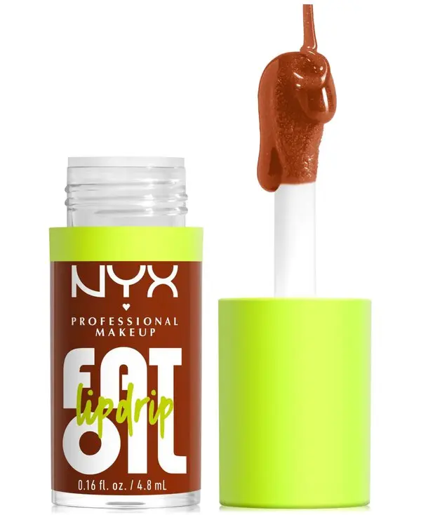 NYX PROFESSIONAL MAKEUP Fat Oil Lip Drip - Scrollin' (light Brown)