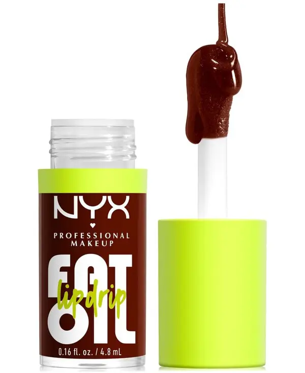 NYX PROFESSIONAL MAKEUP Fat Oil Lip Drip - Status Update (dark Brown)