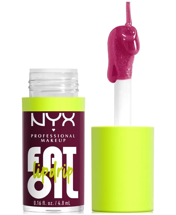 NYX PROFESSIONAL MAKEUP Fat Oil Lip Drip - That's Chic (dark Pink)