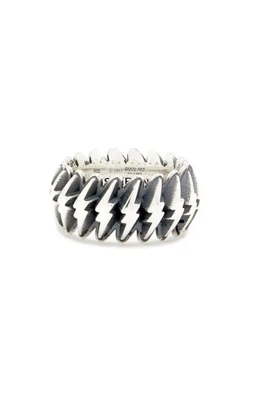 Good Art Hlywd Shazam Sterling Ring - Silver
