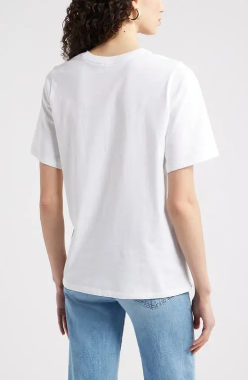 Nordstrom Relaxed Fit Pima Cotton Crewneck T-shirt - White