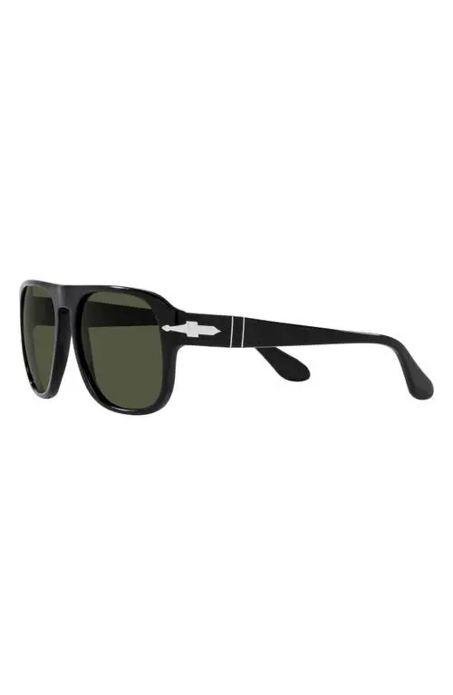 Persol 57mm Pillow Sunglasses