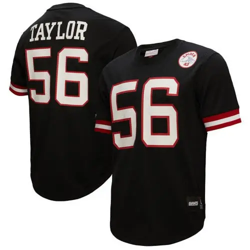 Mitchell & Ness Lawrence Taylor New York Giants Mesh Top - Black