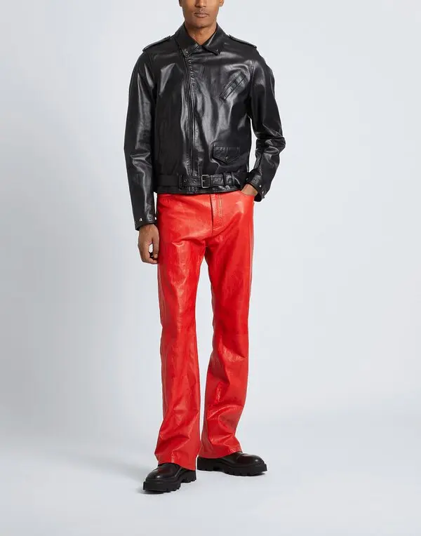 8 BY YOOX Studded Lambskin Biker Jacket