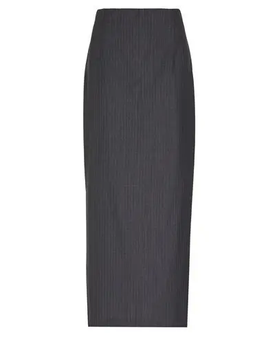 8 BY YOOX Column Long Skirt W/ Back Split Maxi Skirt Size Wool