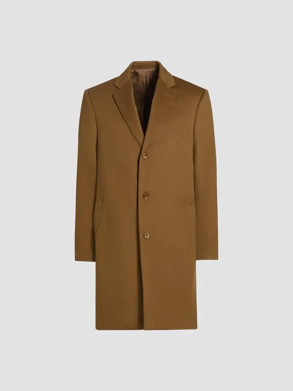 SAKS FIFTH AVENUE Collection Classic Cashmere Topcoat - Lion