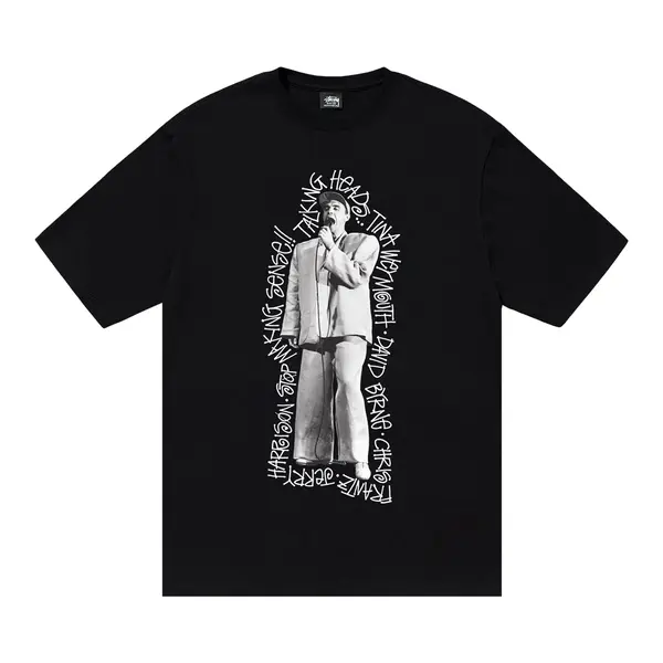 StÜssy Talking Heads Stop Making Sense Tee - Black