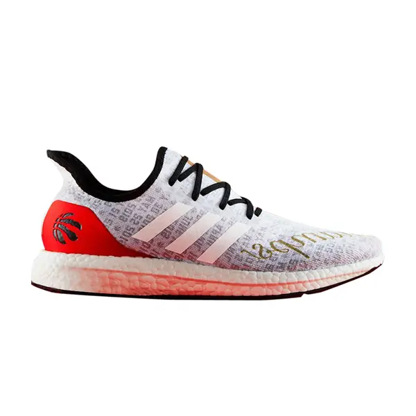 Adidas Toronto Raptors X Speedfactory Am4 'world Champs' Sneaker - White