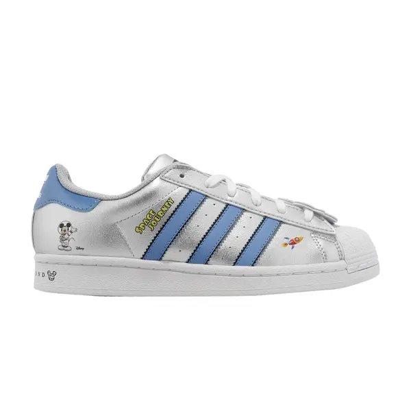 Adidas Disney X Superstar 'space Journey' Sneakers - Silver