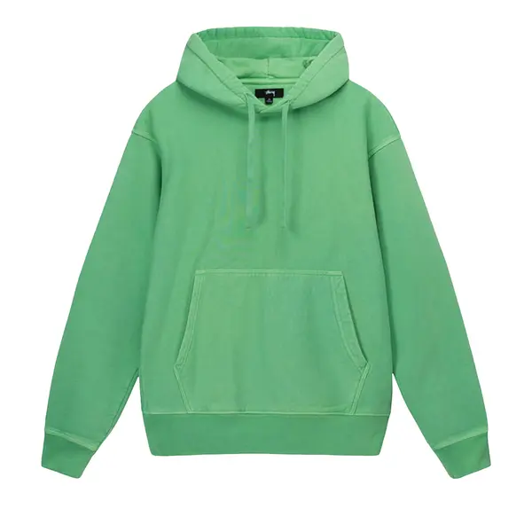 StÜssy Pigment Dyed Fleece Hoodie - Green