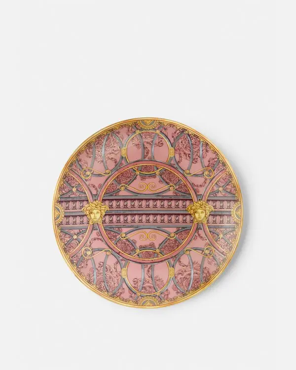 Versace Scala Del Palazzo Rosa Plate 21 Cm - Pink