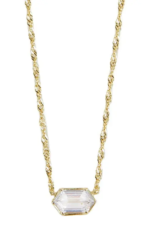 Argento Vivo Cubic Zirconia Pendant Necklace