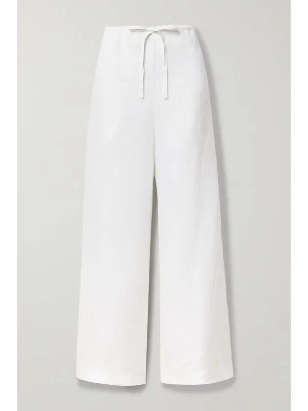 Bondi Born Net Sustain Delphi Organic Linen Straight-leg Pants