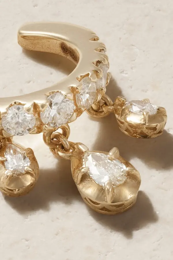 Jacquie Aiche Sophia Diamond Ear Cuff
