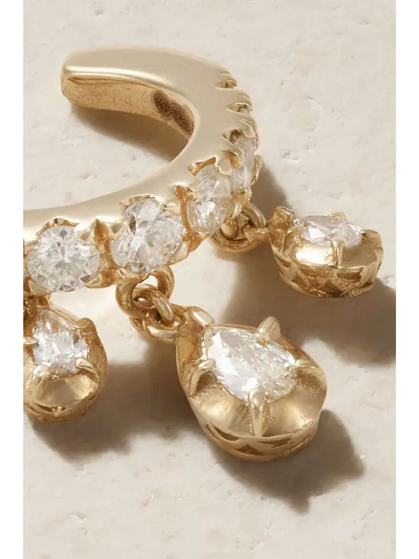 Jacquie Aiche Sophia Diamond Ear Cuff