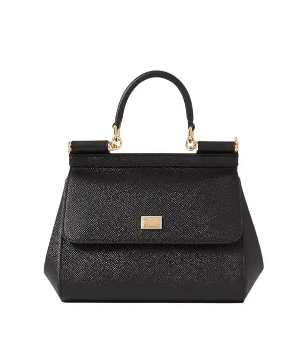Dolce & Gabbana - Sicily Textured-leather Shoulder Bag