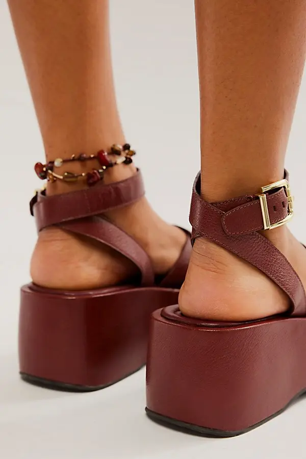 Free People Hazel Flatform Sandals - Coconut Shell