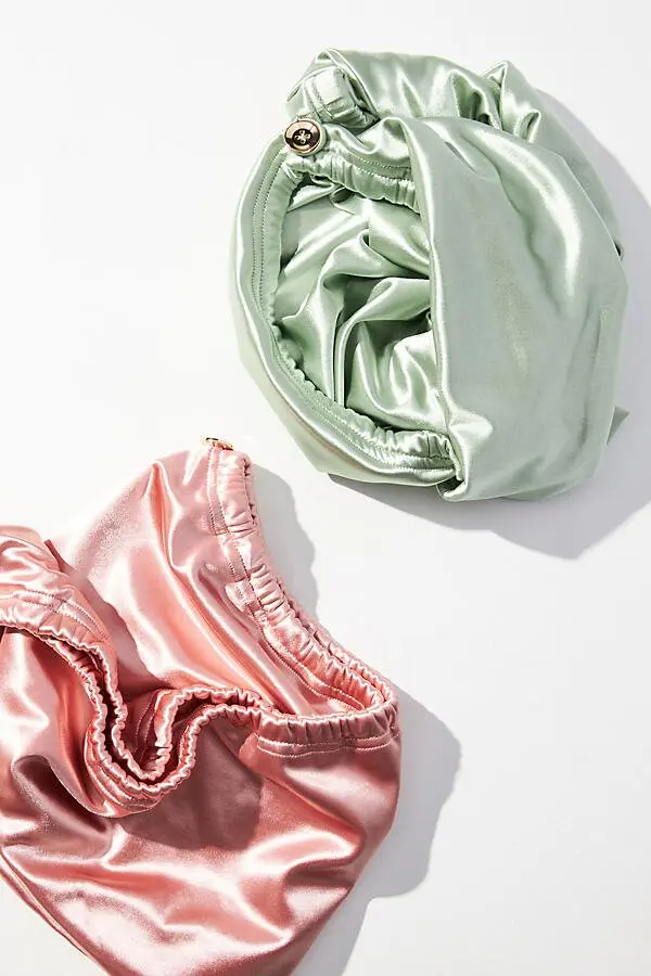 MUAVES Satin Hair Wrap - Pink