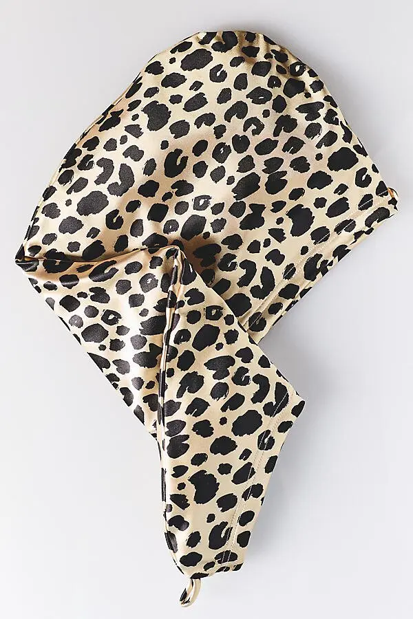 MUAVES Satin Hair Wrap - Wild Leopardess