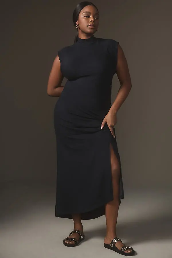DAILY PRACTICE Ruched Midi Dress