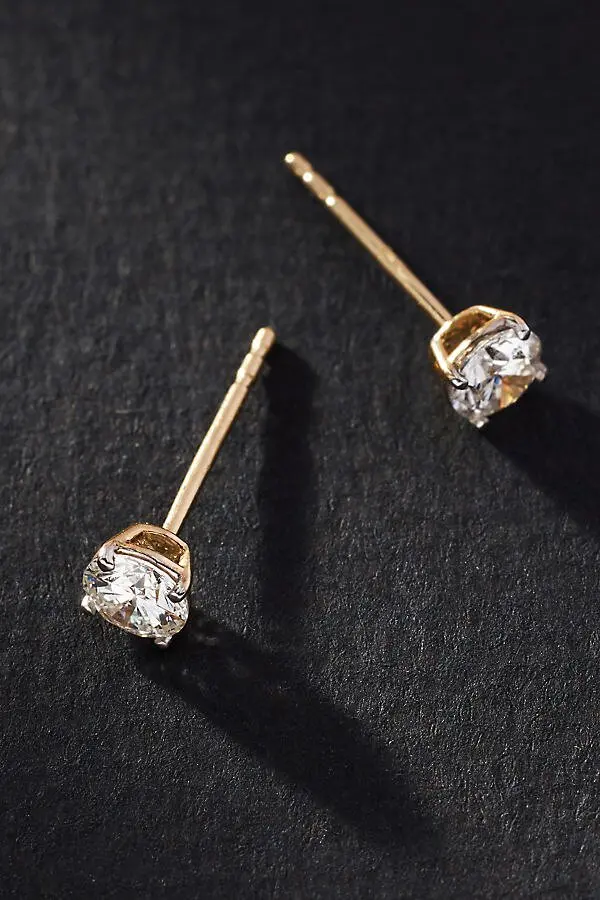 FINE DIAMONDS BY ANTHROPOLOGIE Classic Diamond Stud Earrings - .5 Ct