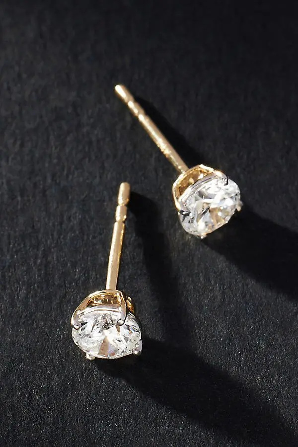 FINE DIAMONDS BY ANTHROPOLOGIE Classic Diamond Stud Earrings - 1 Ct