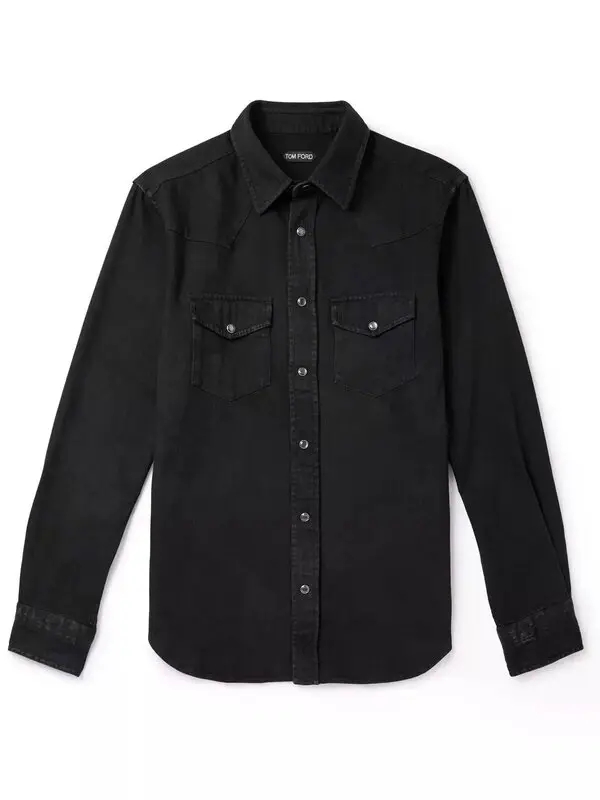 TOM FORD Denim Western Shirt