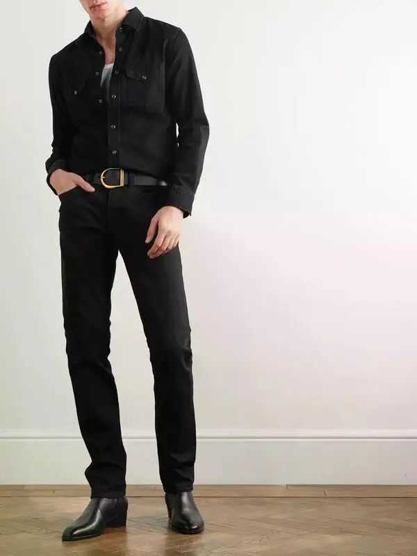 TOM FORD Denim Western Shirt