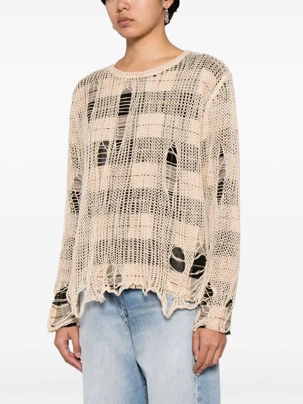 R13 Layered Cotton Jumper