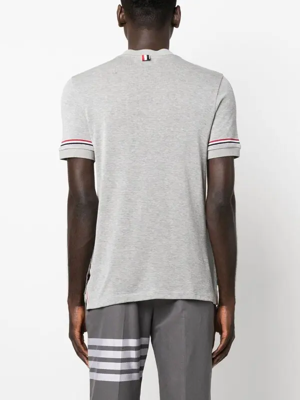 Thom Browne Grosgrain-loop Short-sleeve T-shirt