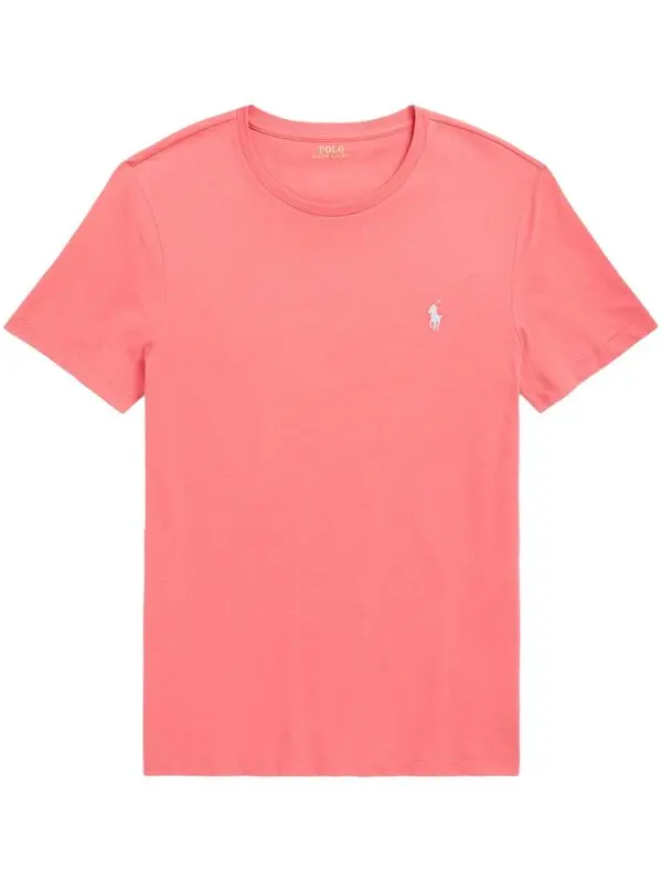Polo Ralph Lauren Polo Pony-embroidered Cotton T-shirt - Pink