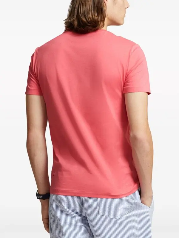 Polo Ralph Lauren Polo Pony-embroidered Cotton T-shirt - Pink