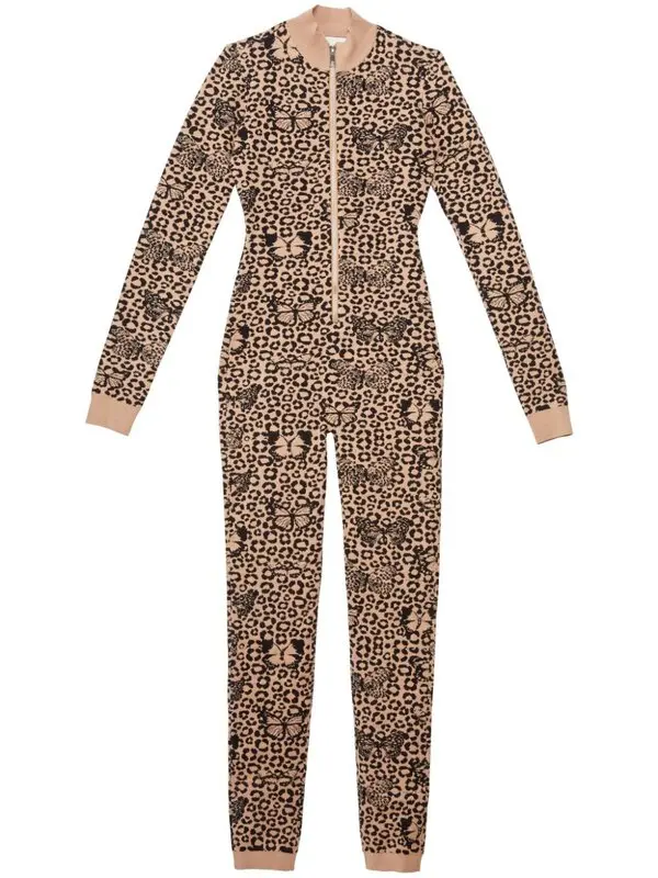 FLEUR DU MAL Knitted Catsuit - Neutrals
