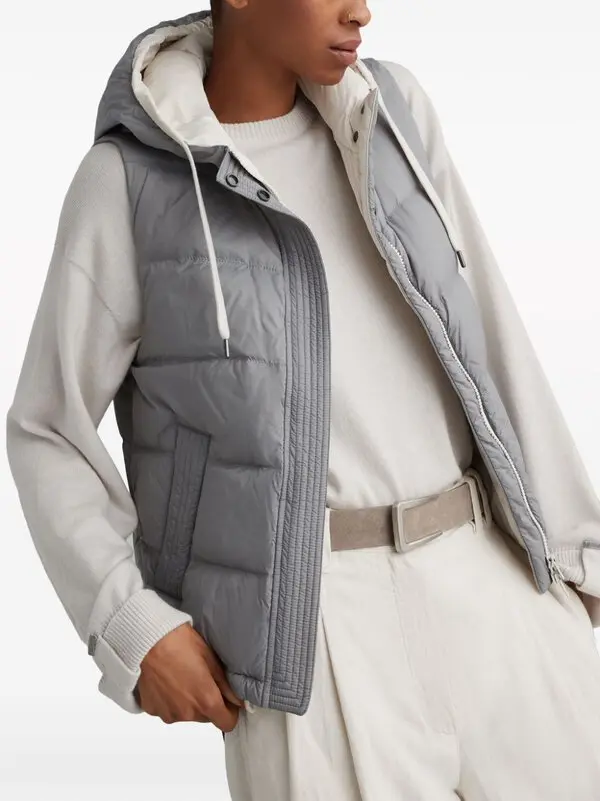 Brunello Cucinelli Quilted Padded Gilet