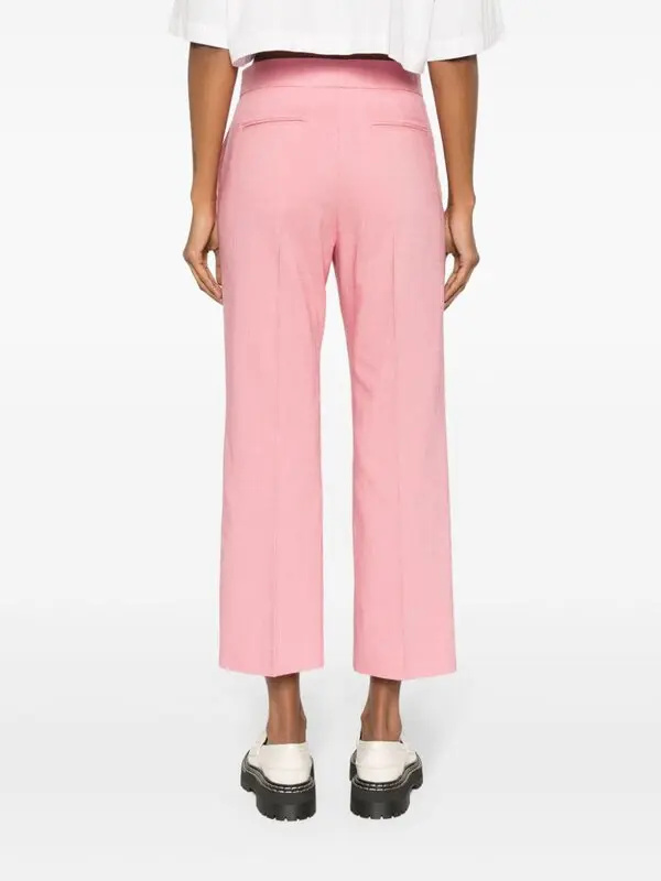 MSGM Straight-leg Cropped Trousers