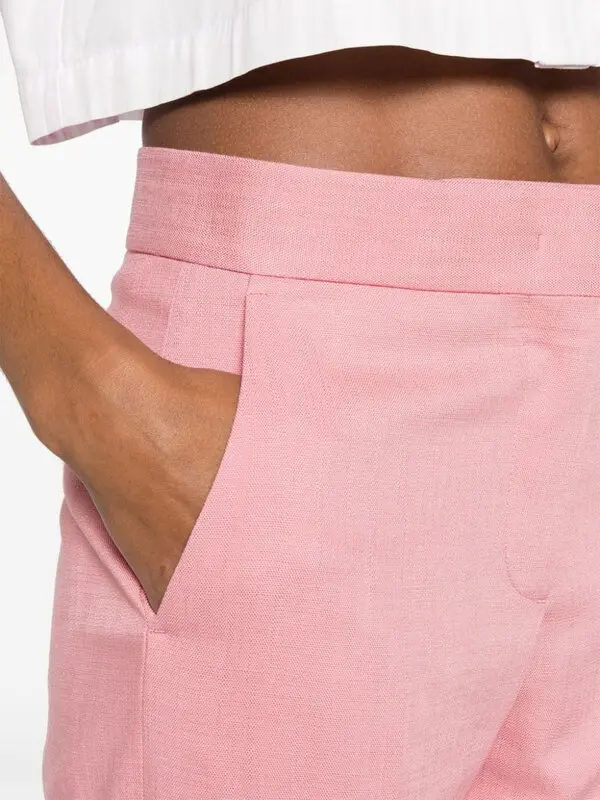 MSGM Straight-leg Cropped Trousers