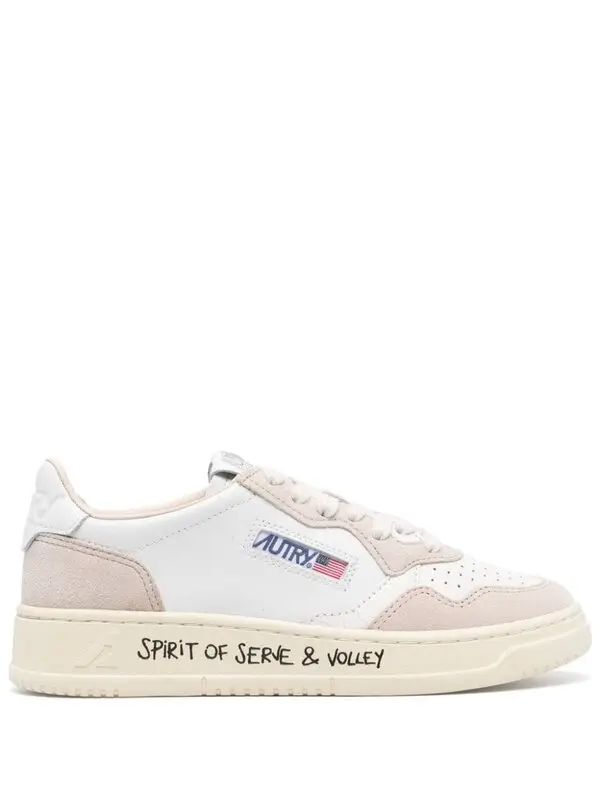 AUTRY Medalist Leather Sneakers - Neutrals