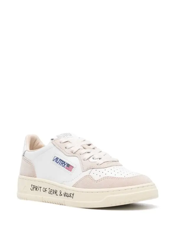AUTRY Medalist Leather Sneakers - Neutrals