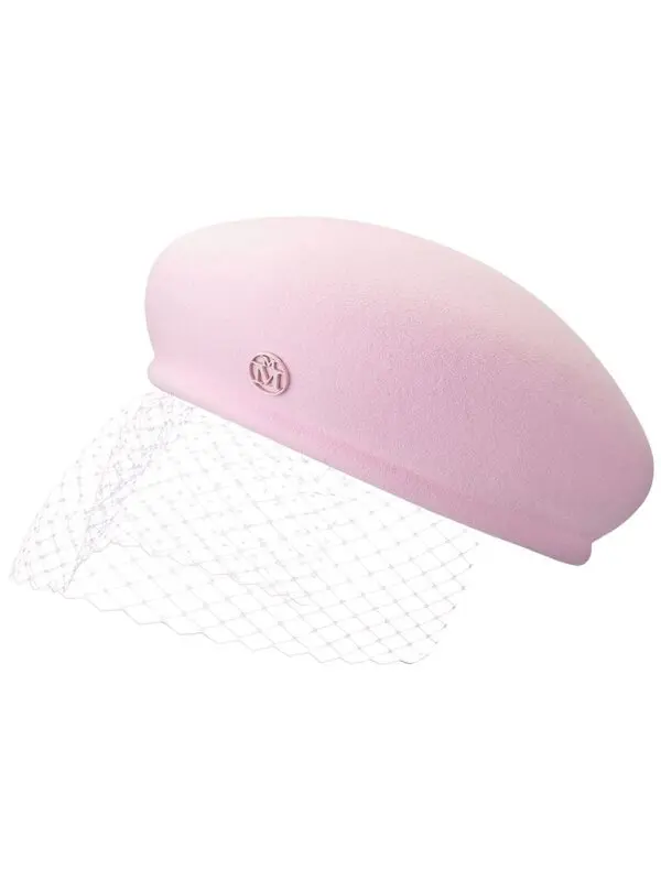 MAISON MICHEL Bonnie Wool Hat - Pink