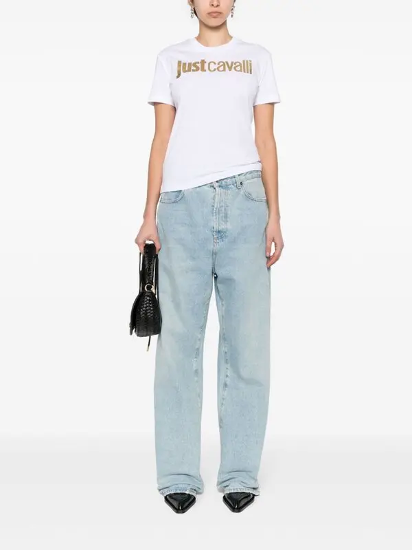 Just Cavalli Logo-print T-shirt - White