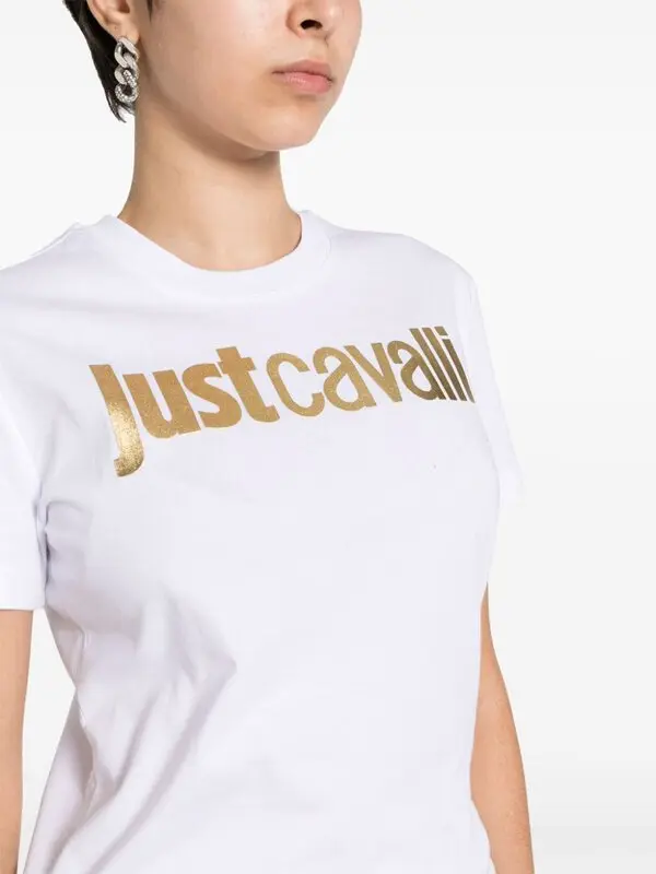 Just Cavalli Logo-print T-shirt - White