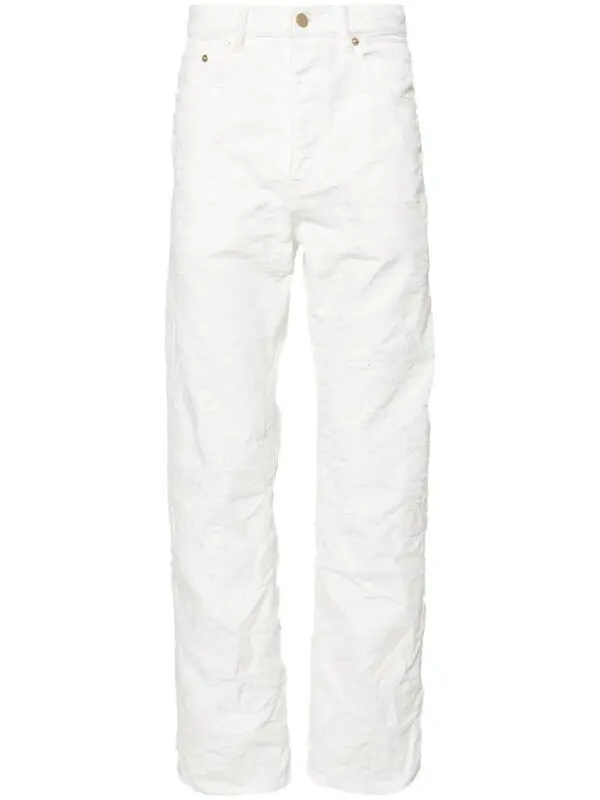 PURPLE BRAND Distressed Straight Jeans