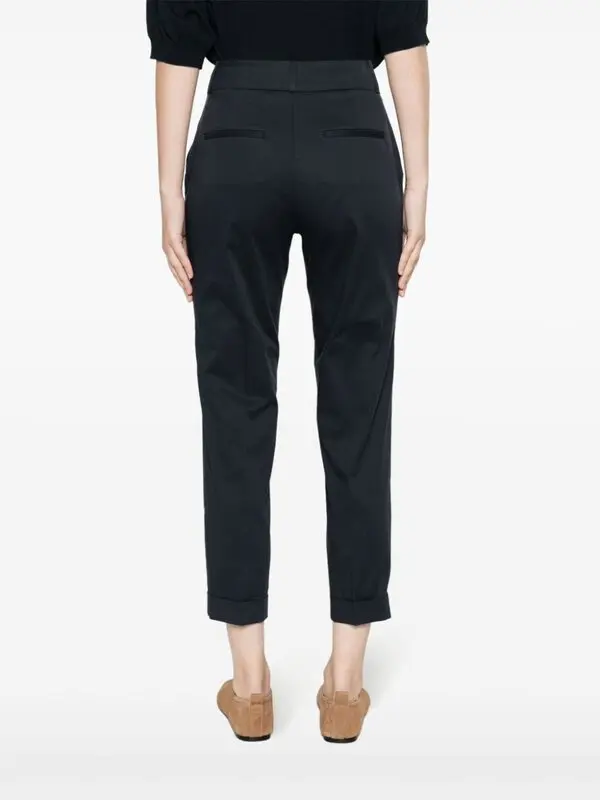 Peserico Cropped Trousers - Blue