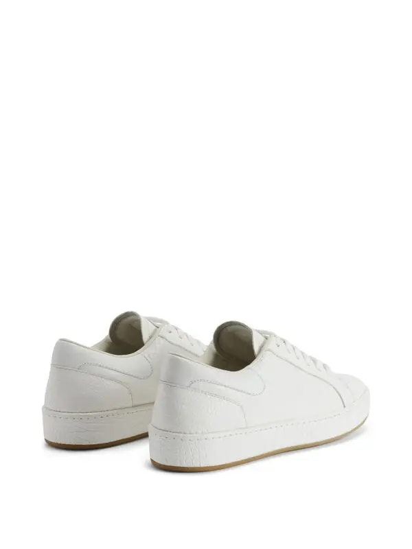 GIUSEPPE ZANOTTI Crocodile-embossed Leather Low-top Sneakers