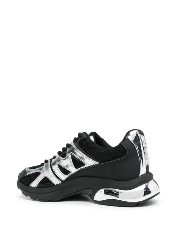 Michael Kors Kit Extreme Logo Appliqué Sneakers - Black
