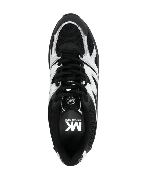 Michael Kors Kit Extreme Logo Appliqué Sneakers - Black