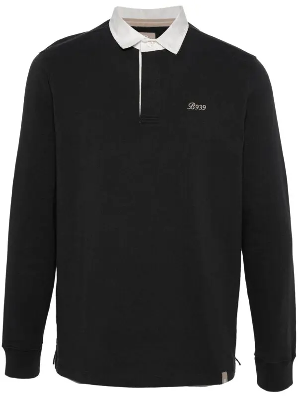 Boggi Milano Embroidered-logo Cotton Polo Shirt