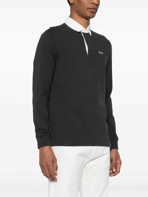 Boggi Milano Embroidered-logo Cotton Polo Shirt