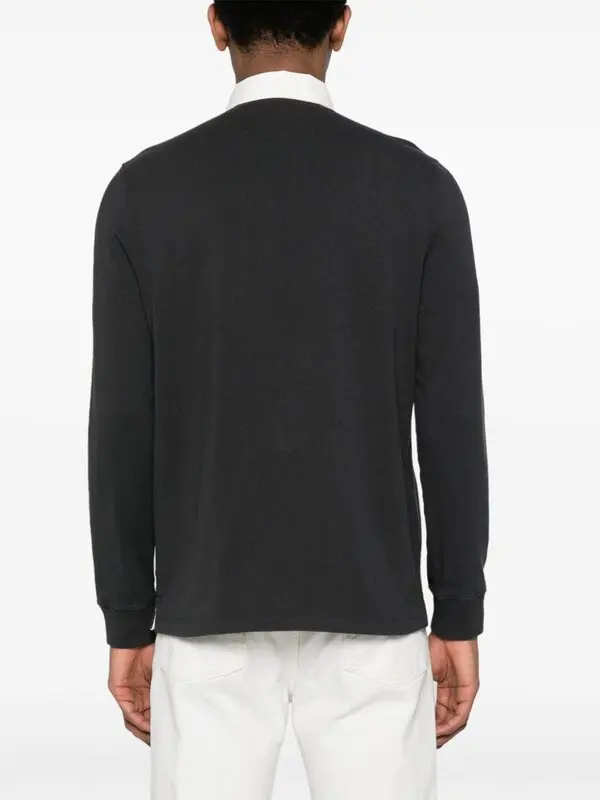 Boggi Milano Embroidered-logo Cotton Polo Shirt