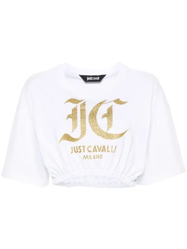 Just Cavalli Logo-print T-shirt - White